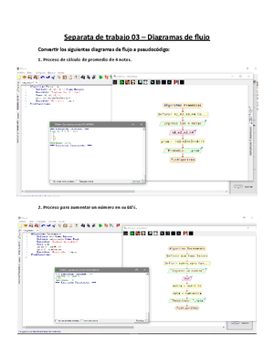 Tarea de la separata de trabajo 02 – Estructuras de control secuencial - Principios de ...