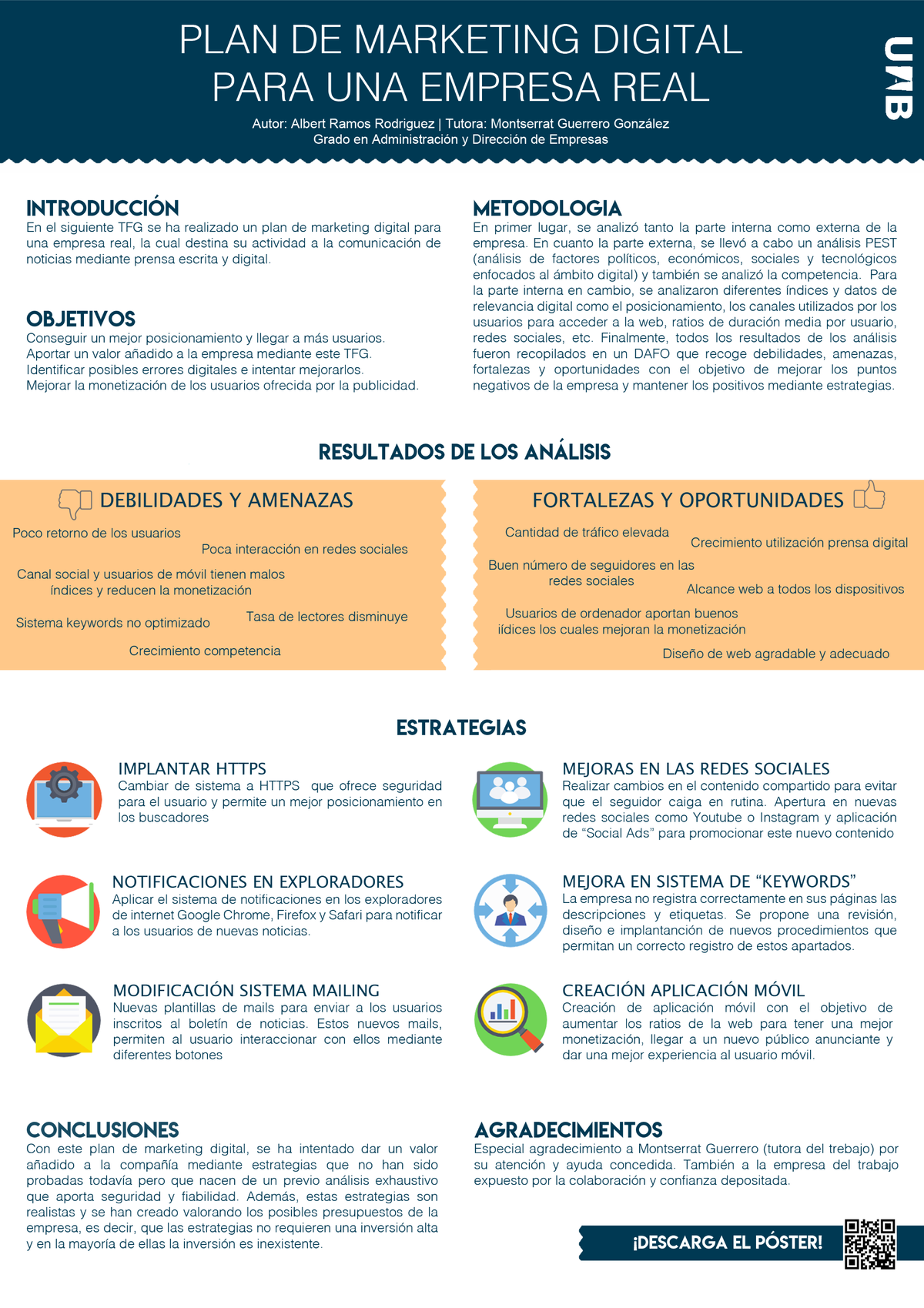 Plan digital TFG poster - Empresa - Studocu