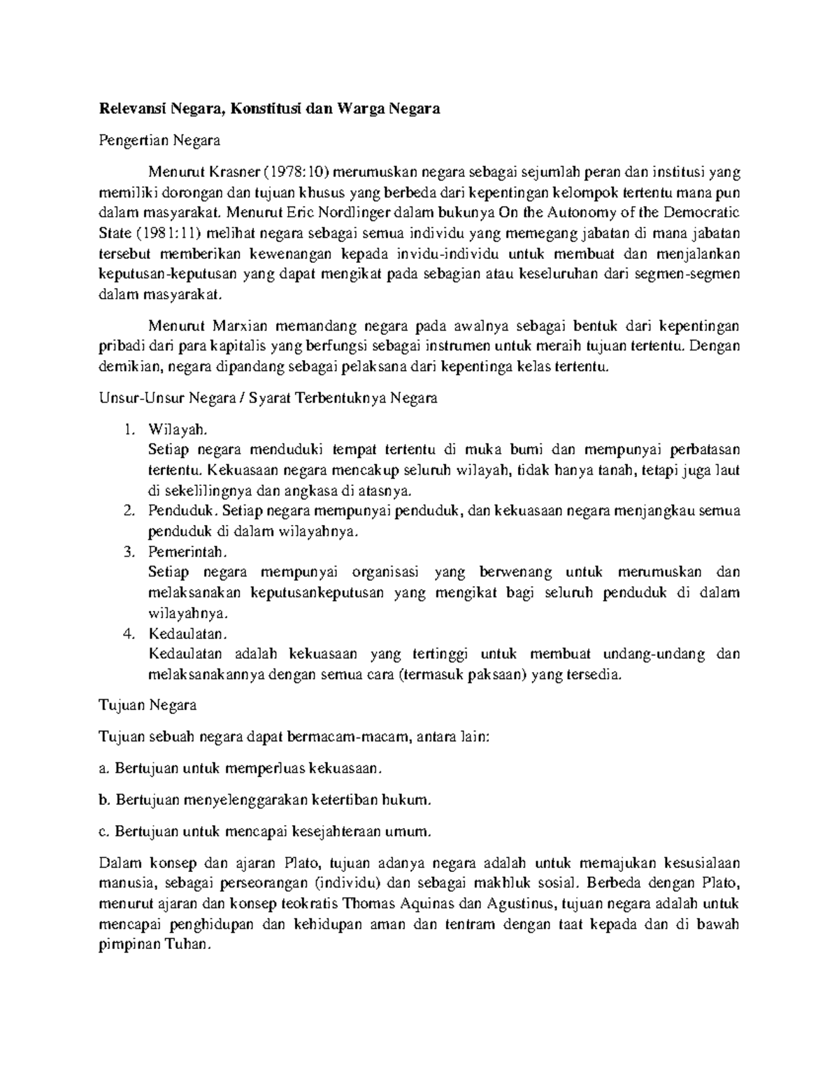 Catatan Negara dan Konstitusi - Relevansi Negara, Konstitusi dan Warga ...