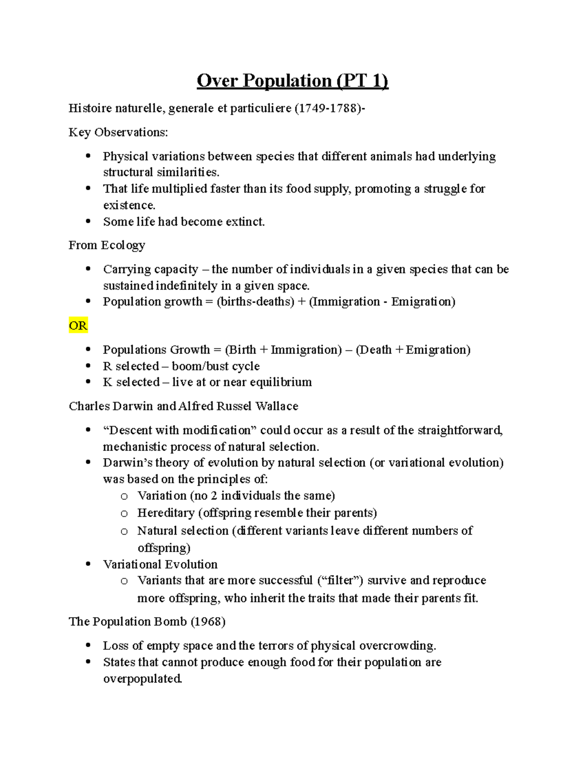 Overpopulation STU DOCU - Over Population (PT 1) Histoire naturelle ...