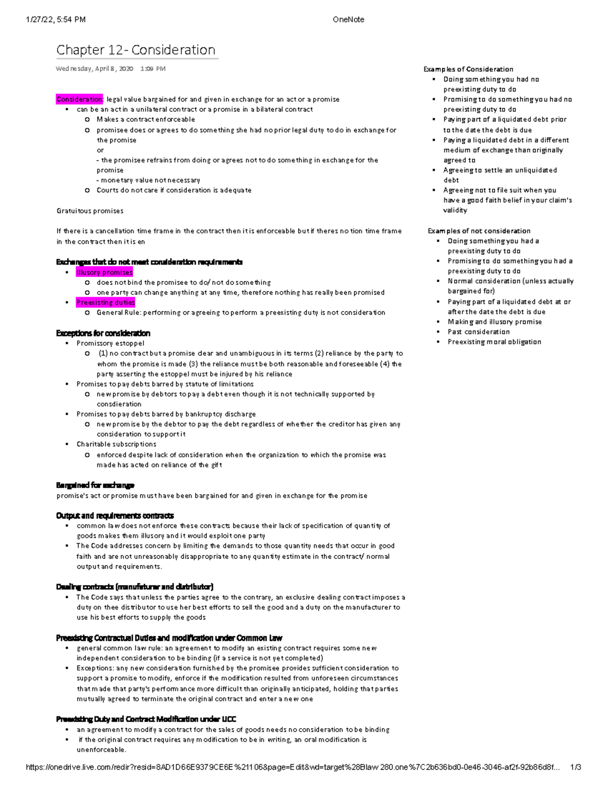 Chapter 12 - 1/27/22, 5:54 PM OneNote - Studocu