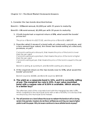 FI 237 Chapter 20 Homework Answers - FIN 237 Chapter 20 Answers to ...
