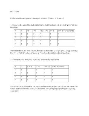 Assignment 2 sampling techniques - Estelita B. Simangan BSIT1-1AA MMW Nov, Give at least two (2 ...
