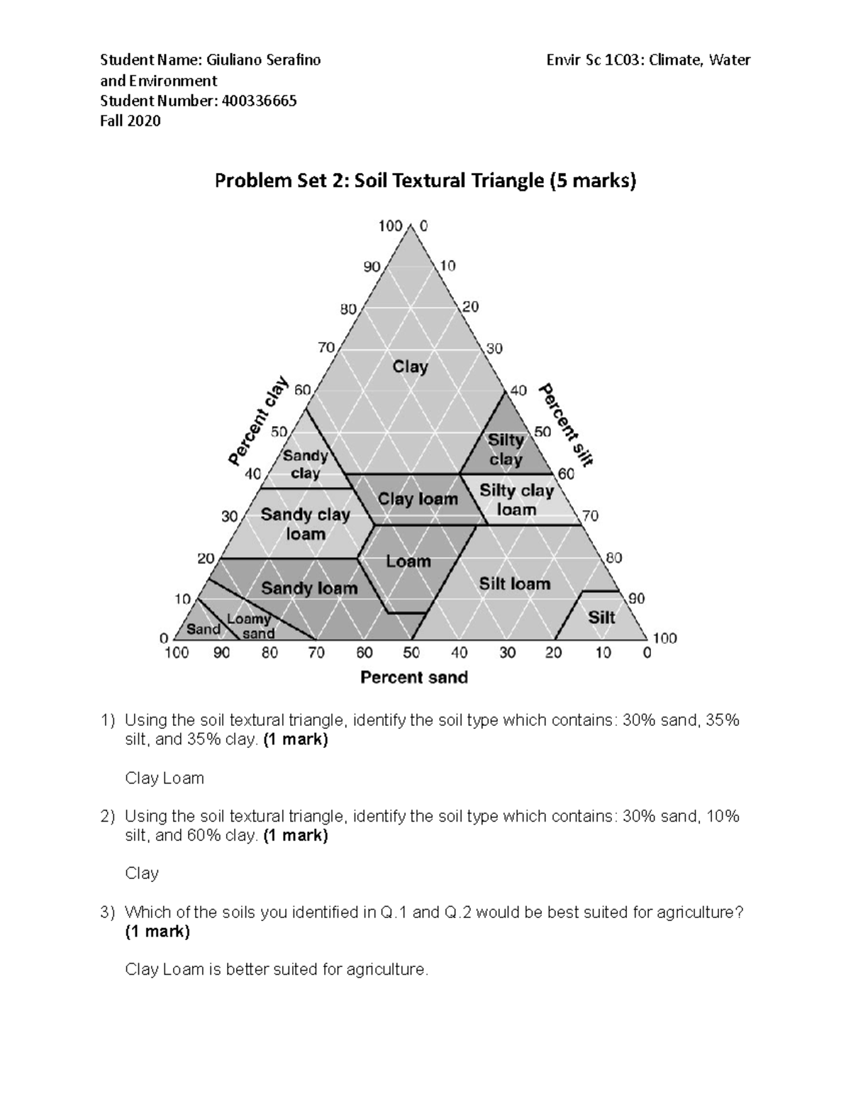 Problem Set 2 - Soil Textural Triangle - Dataset E - Student Name ...