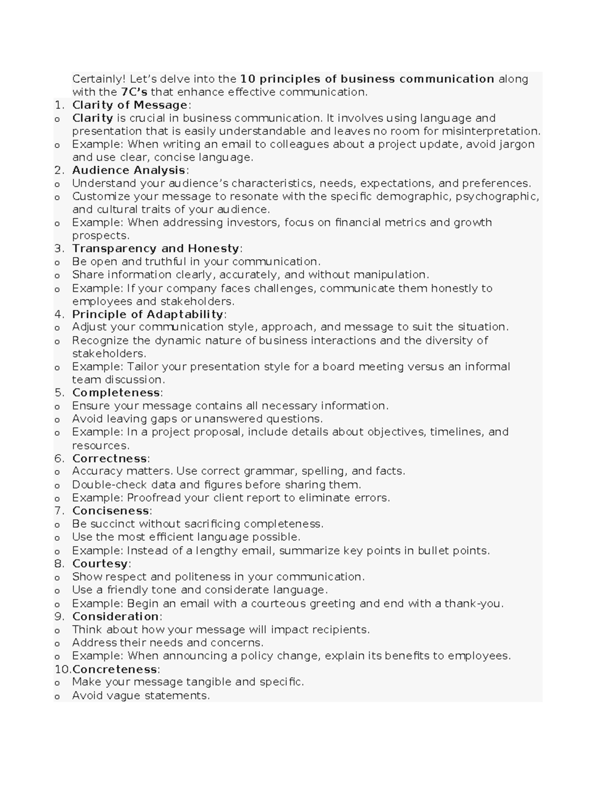 10 Principles of - Certainly! Let’s delve into the 10 principles of ...