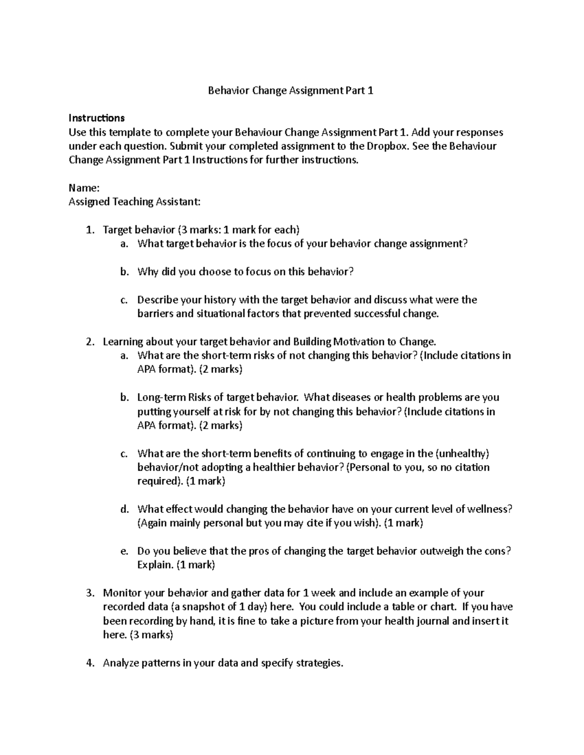 Behaviour-change-assignment-part-1-template-section 001 - Behavior Change Assignment Part 1 ...