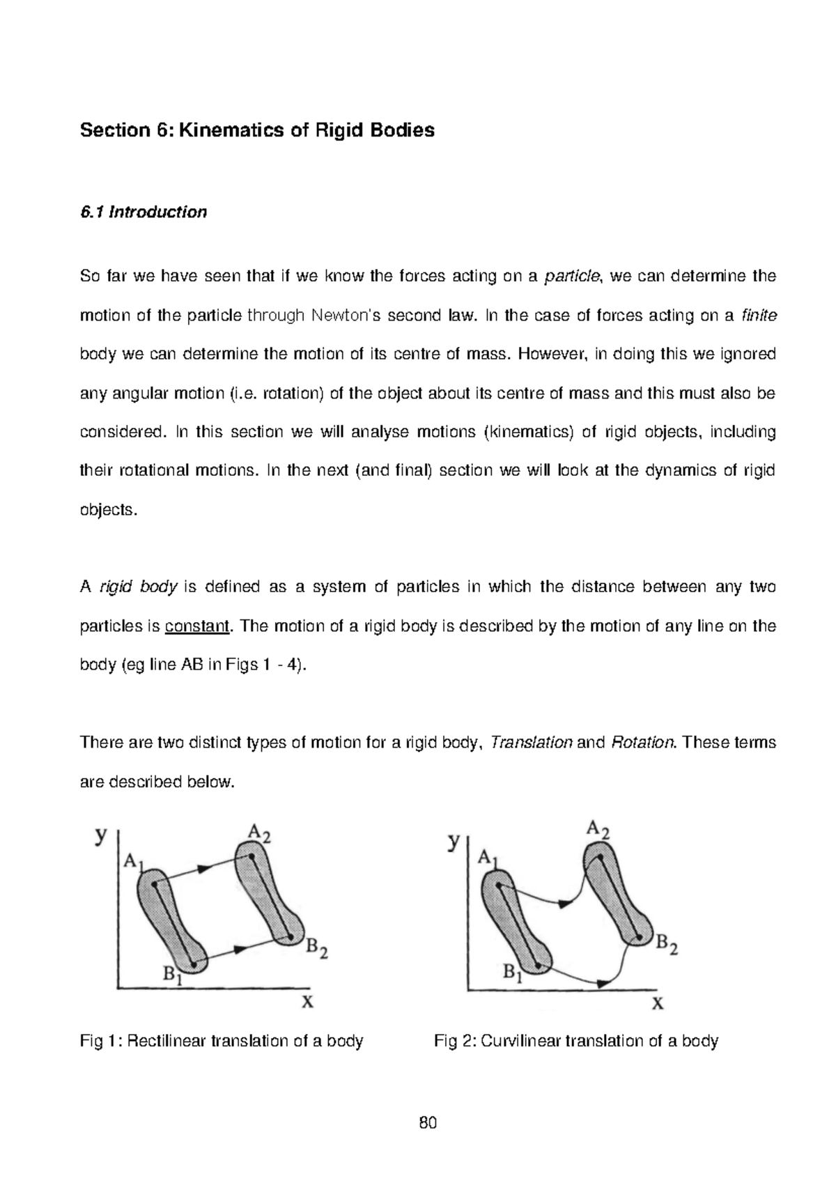 ME1 Mathematics 6 - Section 6: Kinematics of Rigid Bodies 6 ...