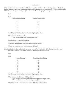 Binomial Random Variables and Center Spread - STAT 1000 - Studocu