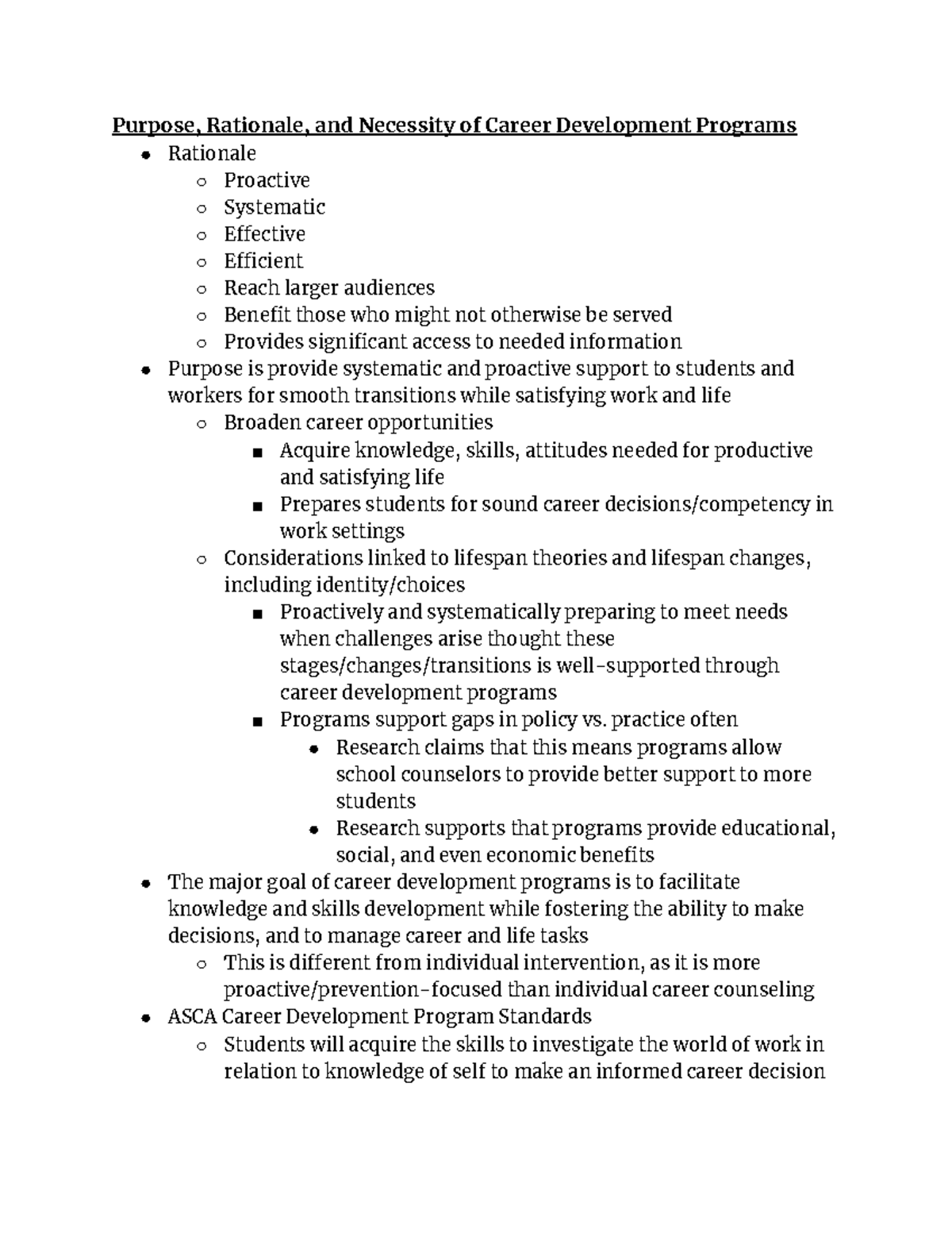 Ch. 10: Designing and Evaluating Career Development Intervention ...
