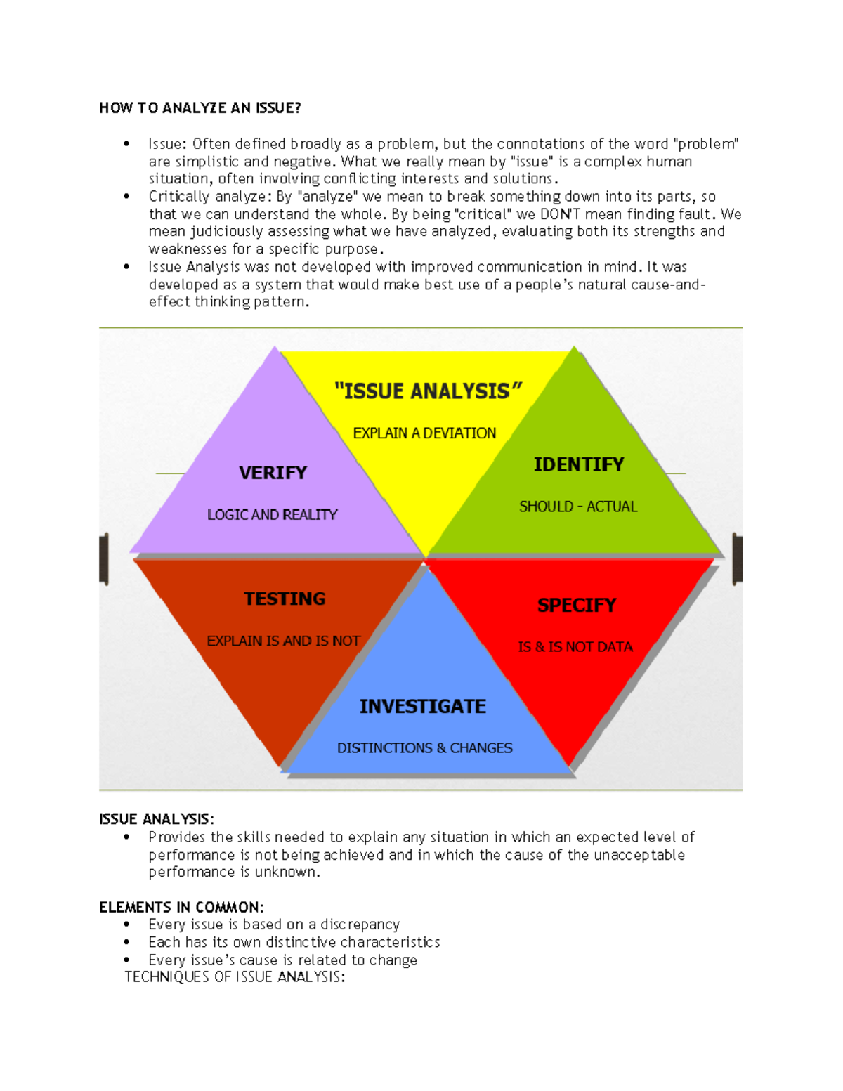 HOW TO Analyze AN Issue HOW TO ANALYZE AN ISSUE Issue Often Defined how-to-analyze-an-issue-how-to-analyze-an-issue-issue-often-defined