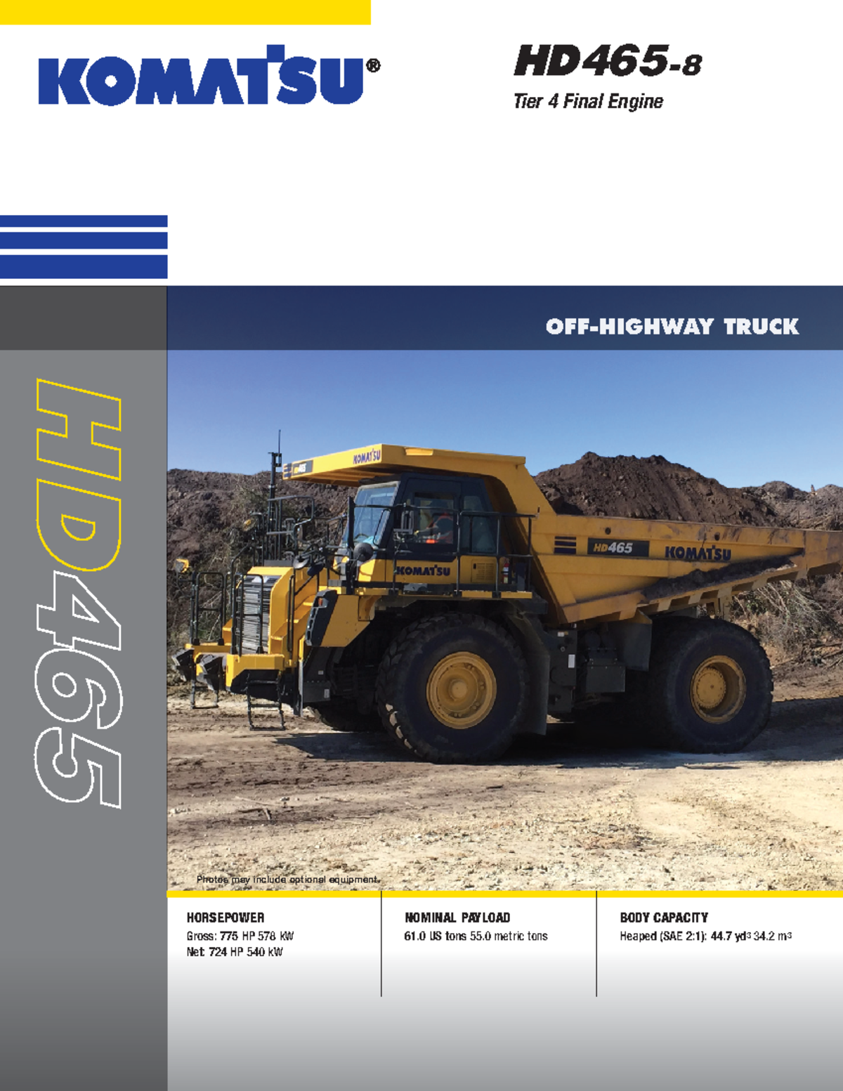 HD465 8 AESS911 03- brochure camion - Tier 4 Final Engine HD465 - HD ...
