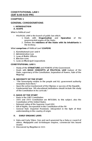SY 2024-2025 consti 1 practice question no. 1 - Practice Question No. 1 Sec. 10(5) of R. 8042 ...