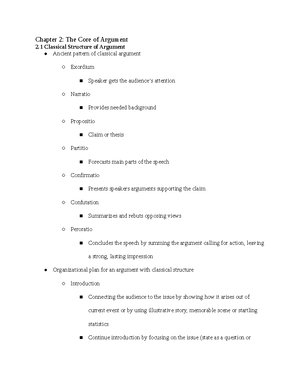 Chapter 1 Summary - Argument: An Introduction - Chapter 1: Principles ...