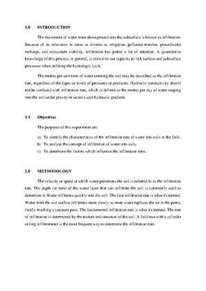 Hydraulic Jump Lab Report - Hydraulic and Mechanics of Materials - UTHM ...