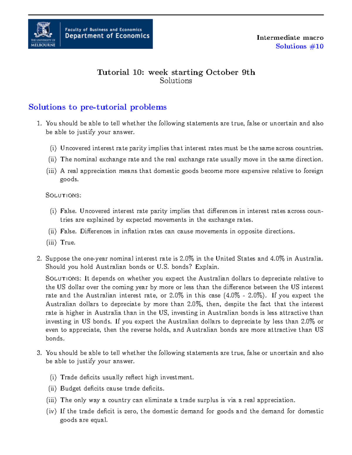 Solutions 10 - Intermediate macro Solutions # Tutorial 10: week starting October 9th Solutions ...