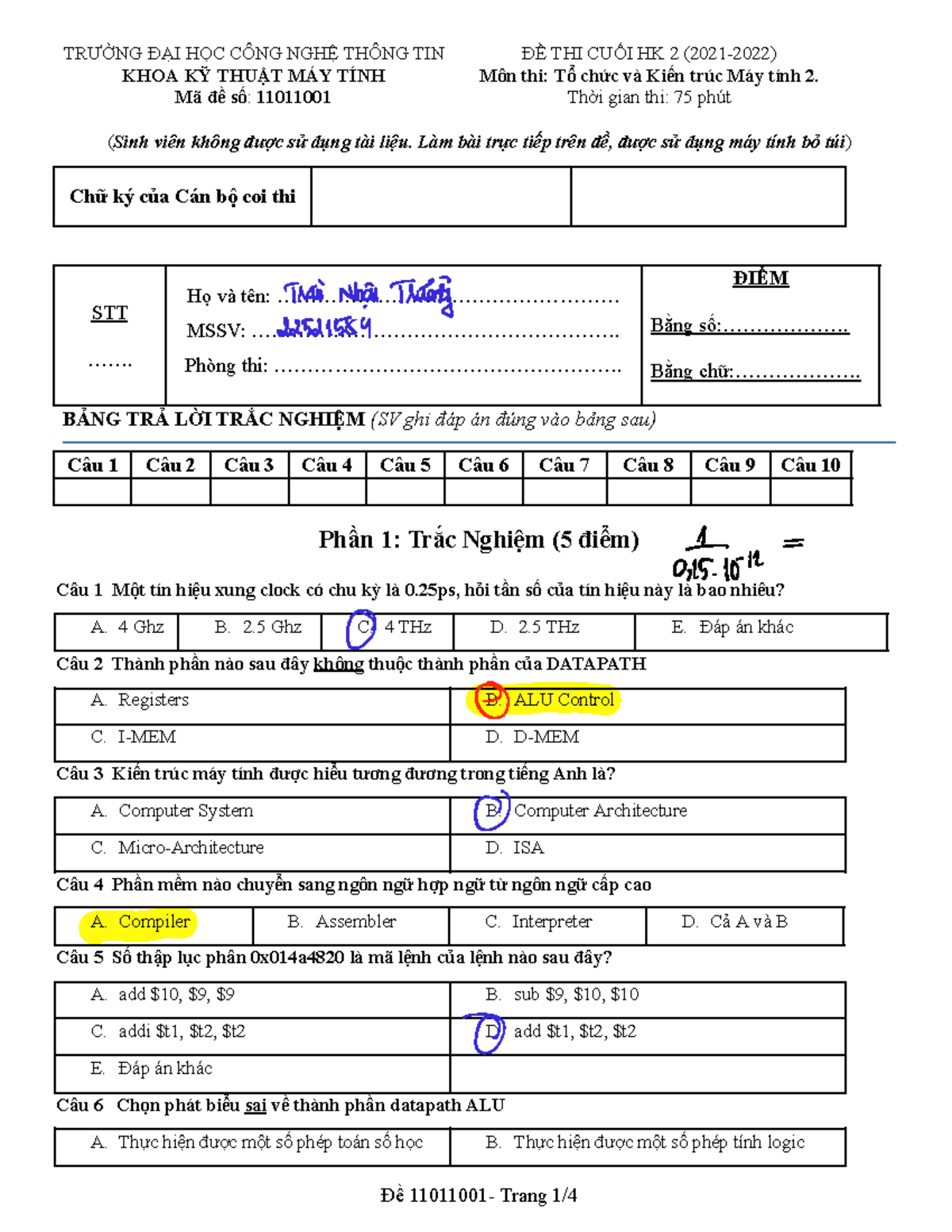 2021 2022 hk1 Final CQ 02.docx - TRƯỜNG ĐẠI HỌC CÔNG NGHỆ THÔNG TIN ĐỀ THI CUỐI HK 2 (2021-2022 ...