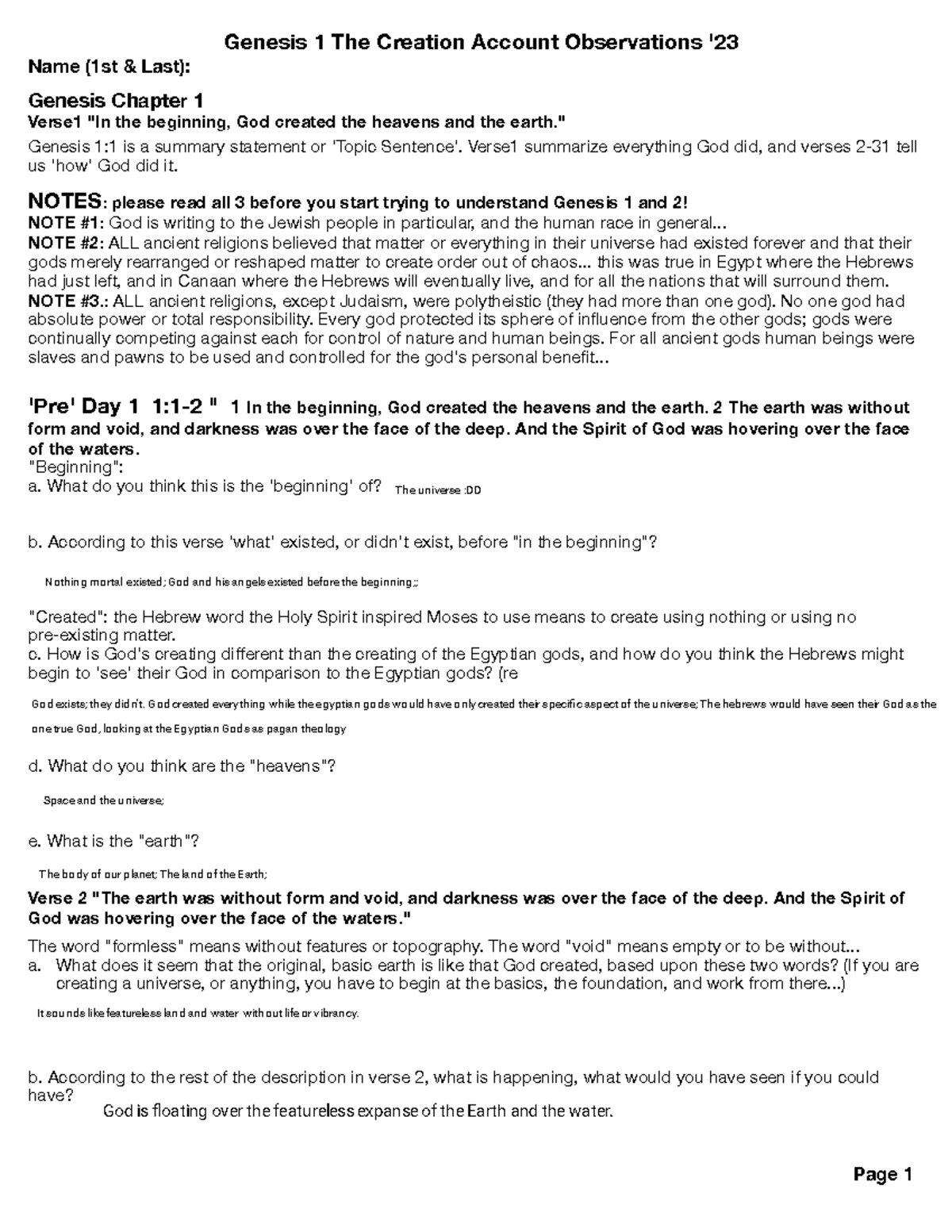 Kami Export - John Mark Putnam - Genesis 1 - Creation Observations ...