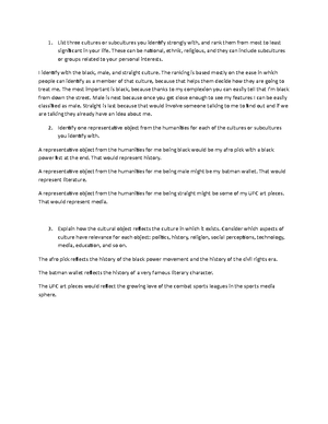 HUM 102 Module Three Short Answer - Describe some perceptions and ...