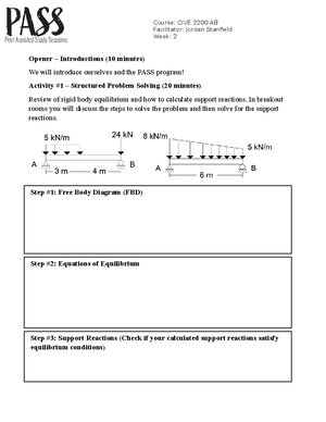 Linear Algebra - Lecture notes 4,7,8 - CIVE 2200 - Carleton - Studocu