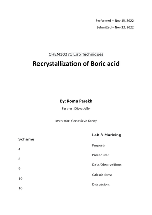 Microbiology LAB 1 REPORT - SHERIDAN COLLEGE INSTITUTE OF TECHNOLOGY ...