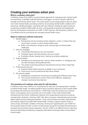 Mental health course - Mental health course Unit 1 Section 1 Define ...