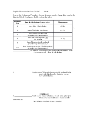 Learning Objective Worksheet 5.1 Solutions - Learning Objective 5 ...