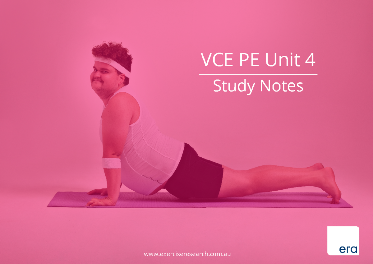 My VCE PE Unit 4 Study Notes - VCE PE Unit 4 Study Notes ...