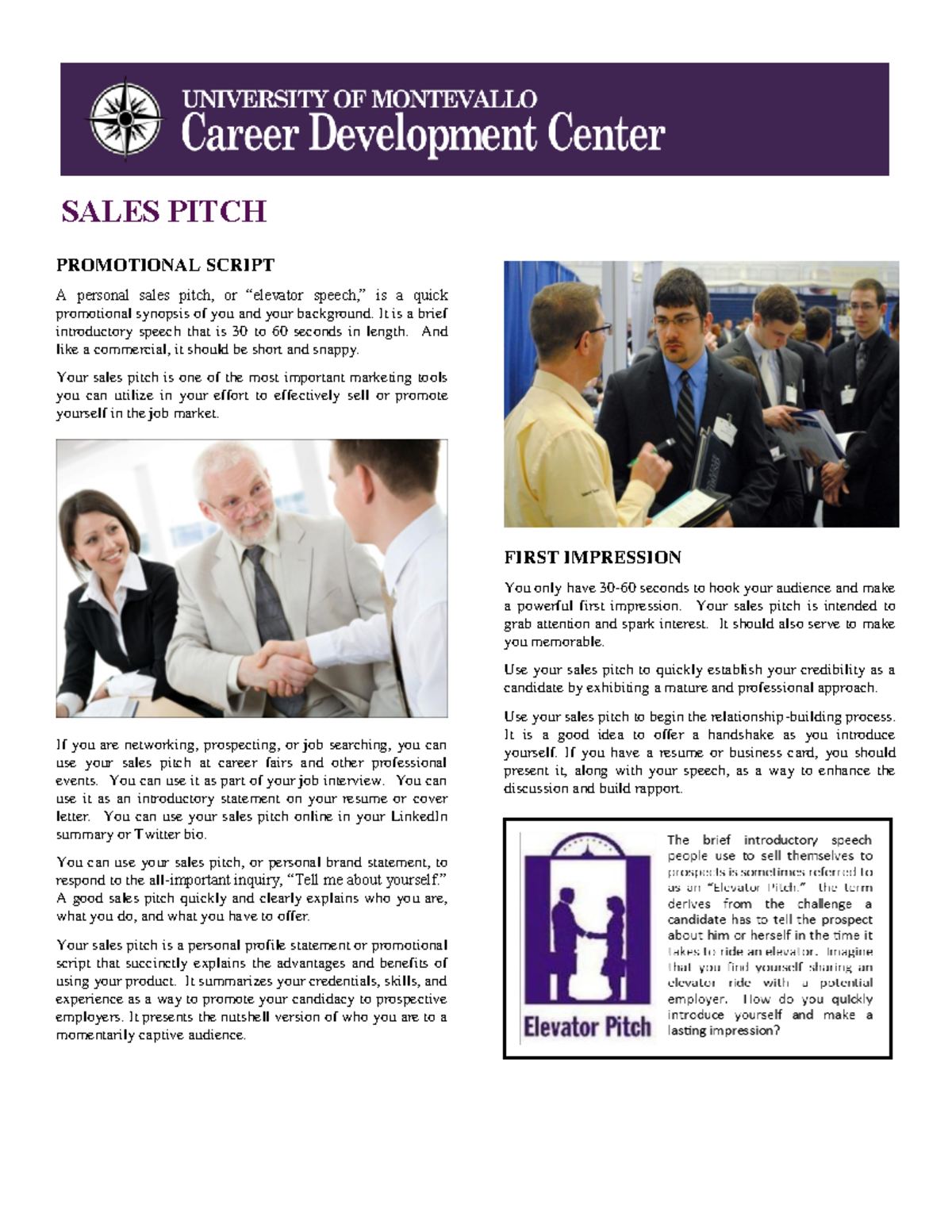 Sales-Pitch - Example of sales pitch, on how to make one of your own ...
