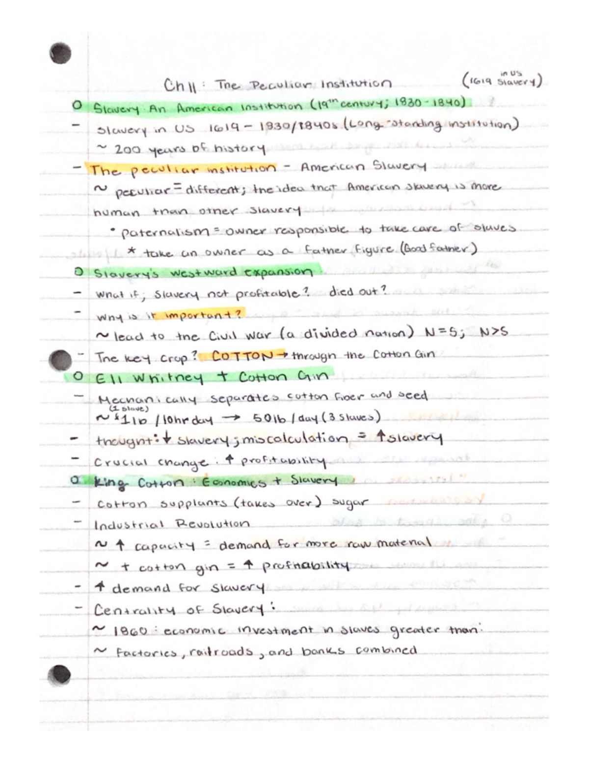 Ch 11-15 - Kyle Welty - HIST1301 - Studocu