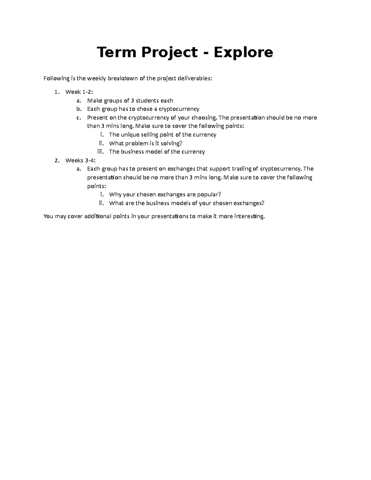 AFR Term Project for Asad Illyas - Term Project - Explore Following is ...