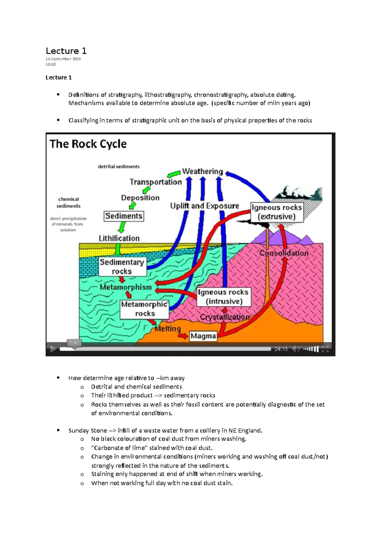 Global Environmental Change Notes L1-3 - Lecture 1 14 September 2016 10 ...
