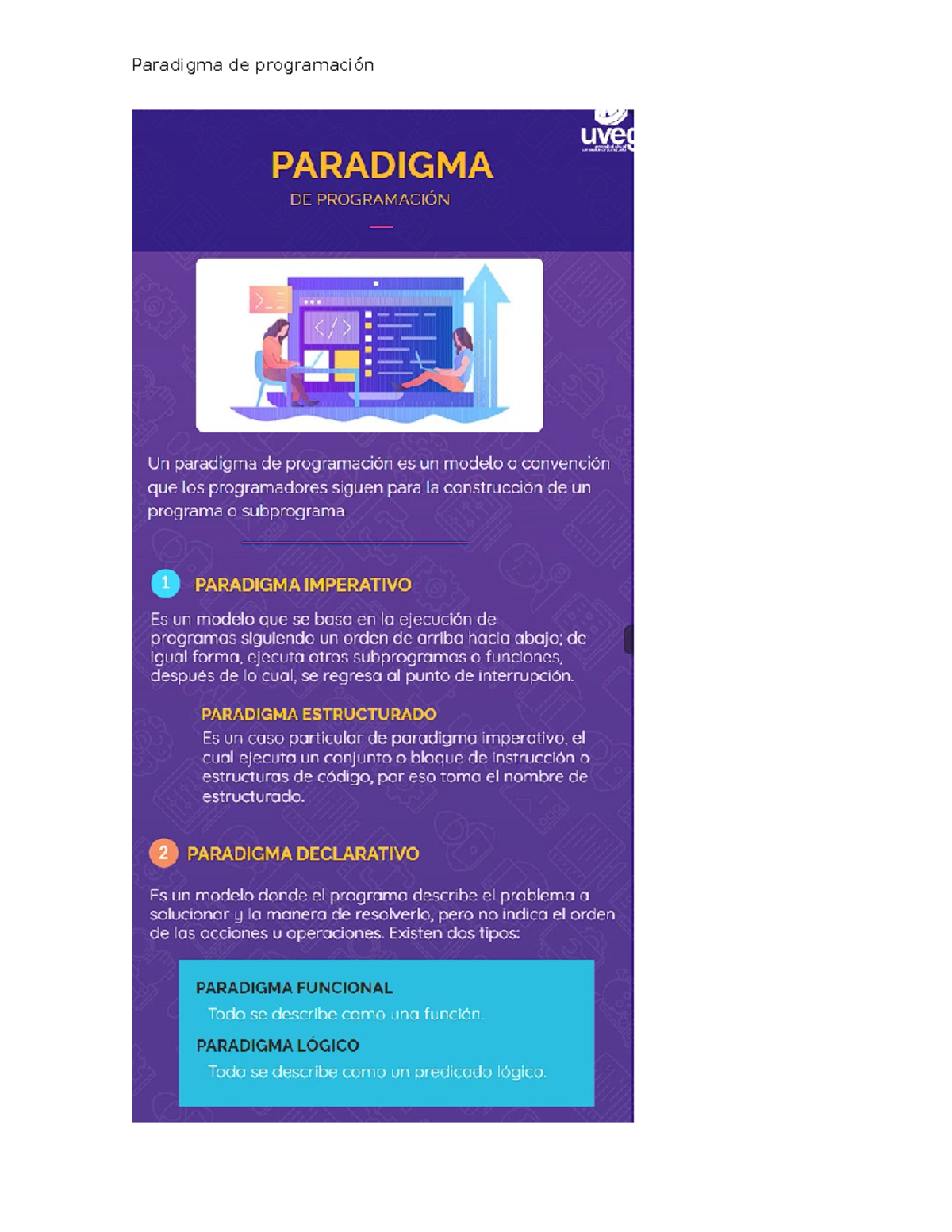 L3. Paradigmas de la Programación - Fundamentos de programación v1 ...