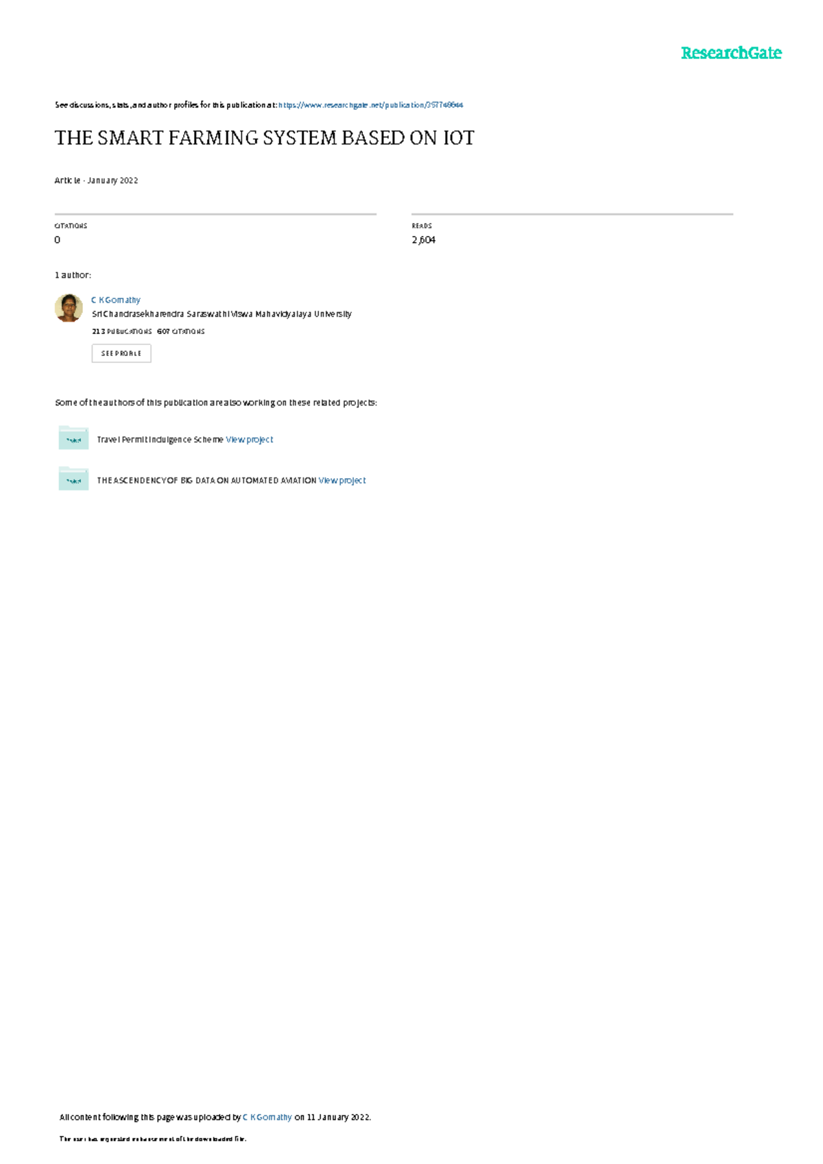 Thesmartfarmingsystembasedoniot - See discussions, stats, and author ...