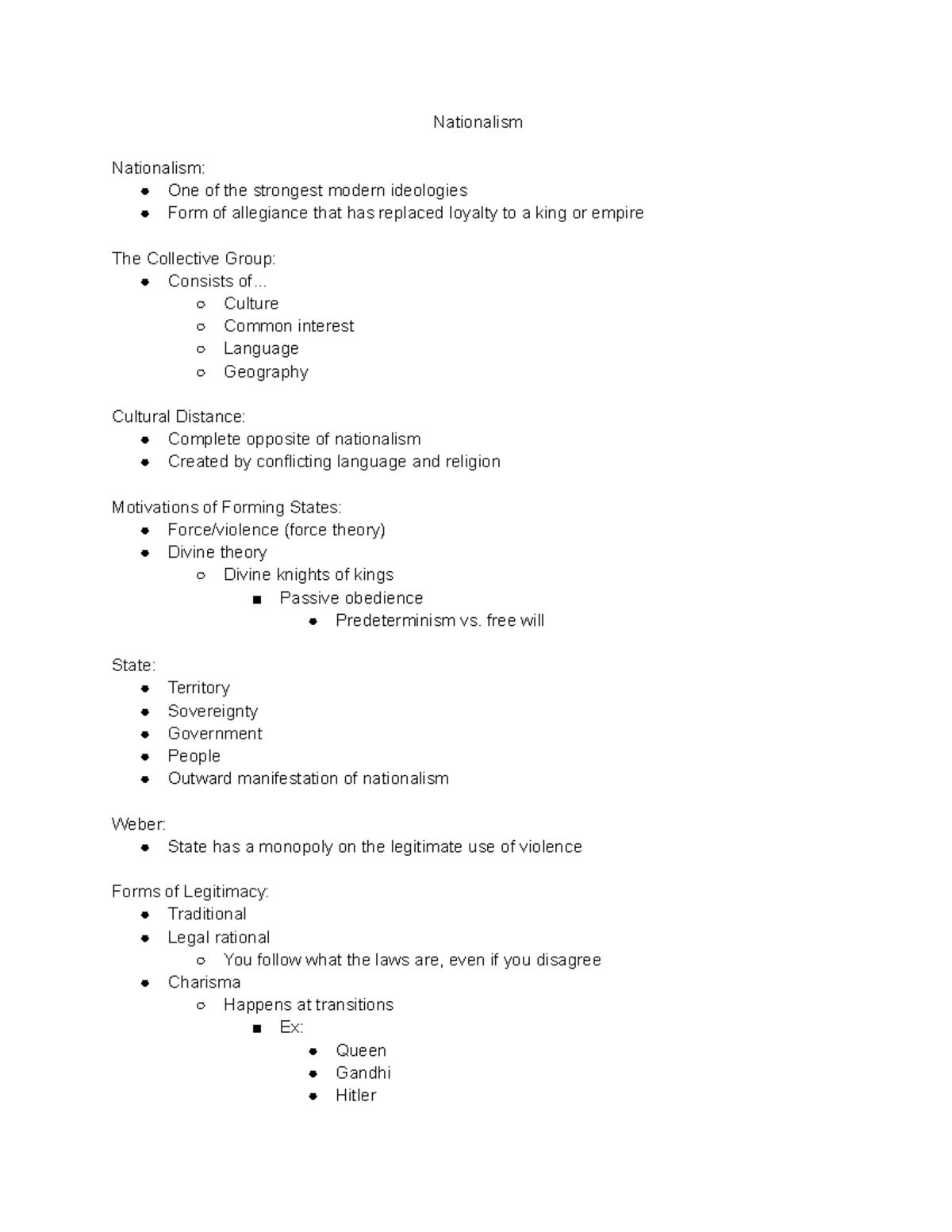Nationalism: An Overview and History - Nationalism Nationalism: One of ...
