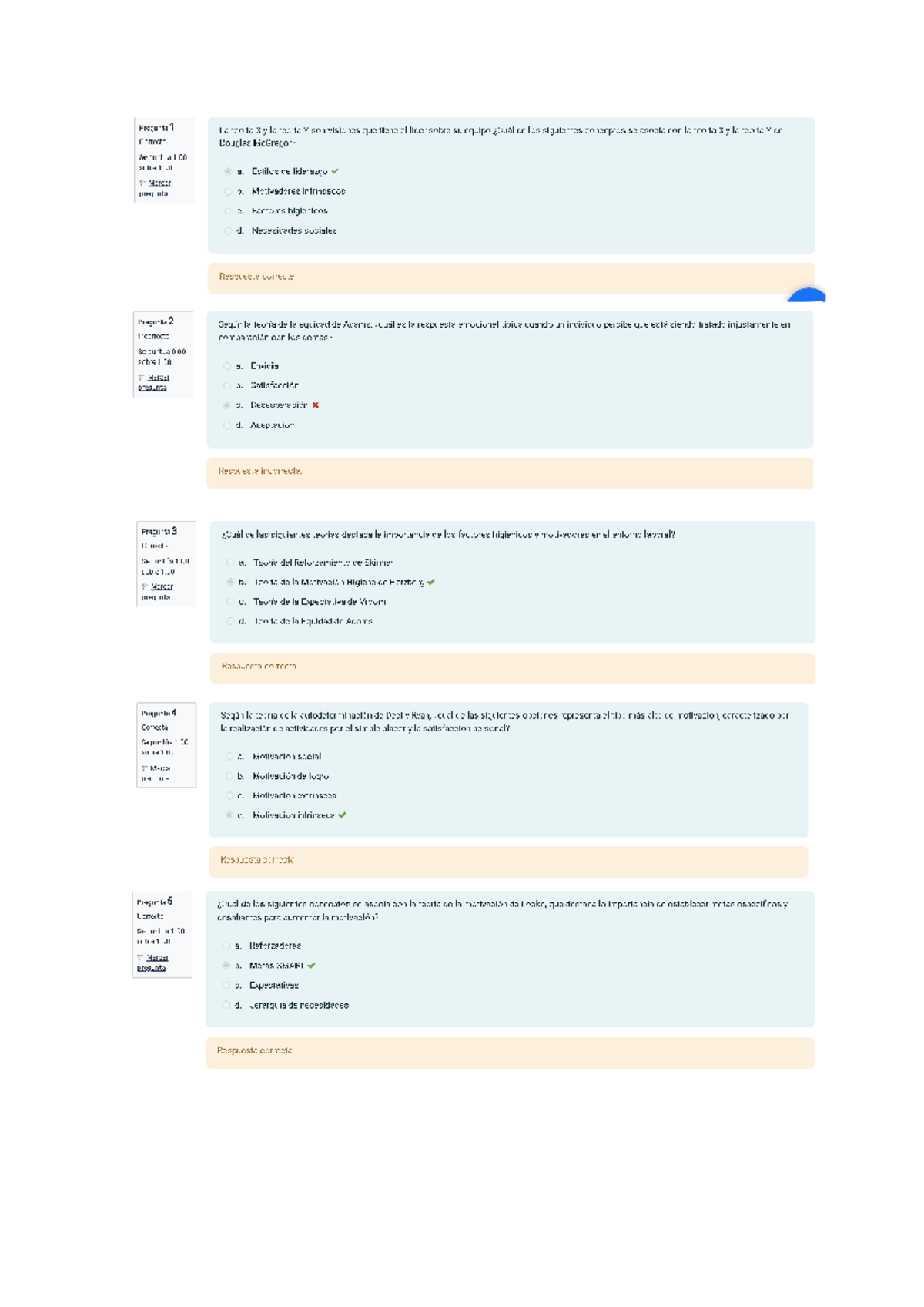 Puntos extra semana 5 - Competencias Gerenciales - Studocu