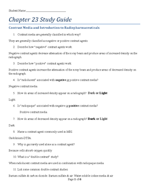 Chapter 22 Study Guide Student Copy rev fall 2017 - Chapter 22 Study ...