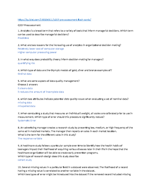 Module 6 Flashcards - C207 - WGU - Studocu