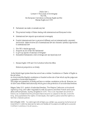 ELS Seminar 1 - Seminar 1 ELS MA An Introduction to Law and the English ...