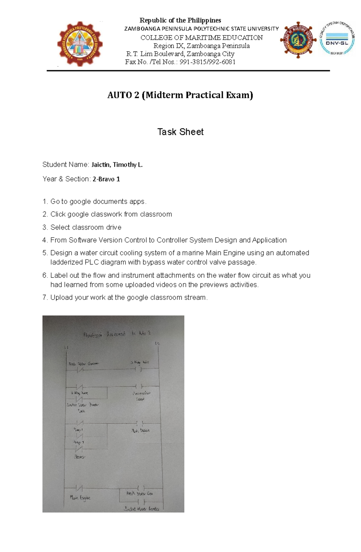 Practice assessment for Exams and Revviews - Republic of the ...