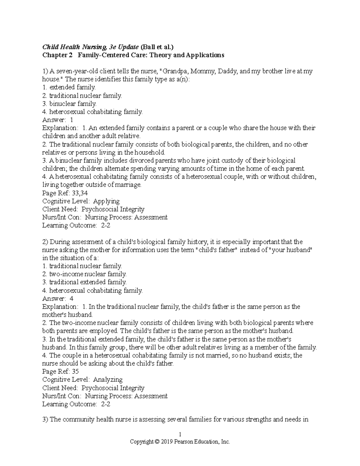 0134626133 CH02 TB - Child Health Nursing, 3e Update (Ball et al ...