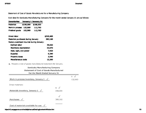ACC 202 Milestone One - Cost Classification - ACC202 - SNHU - Studocu