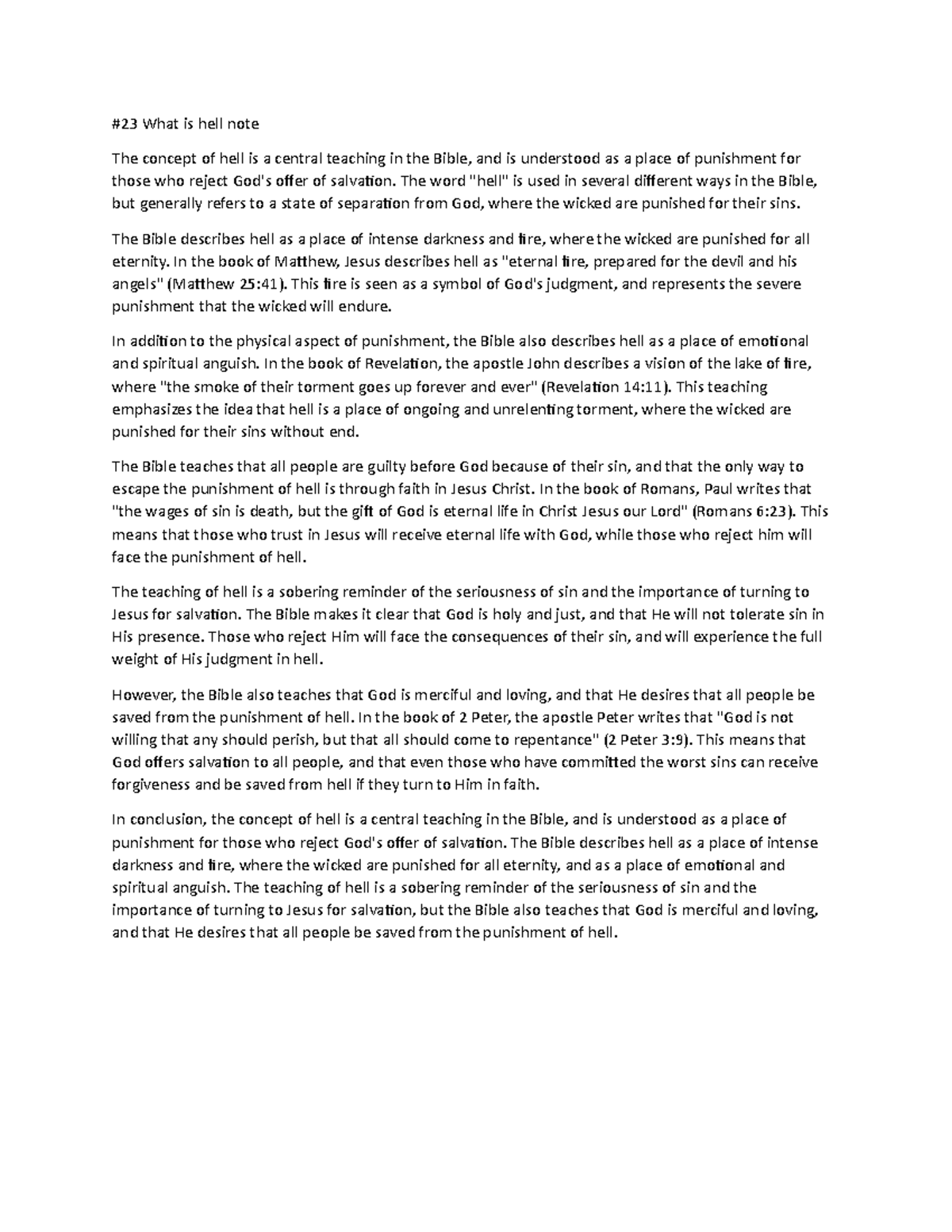 #23 What is hell note - #23 What is hell note - #23 What is hell note ...