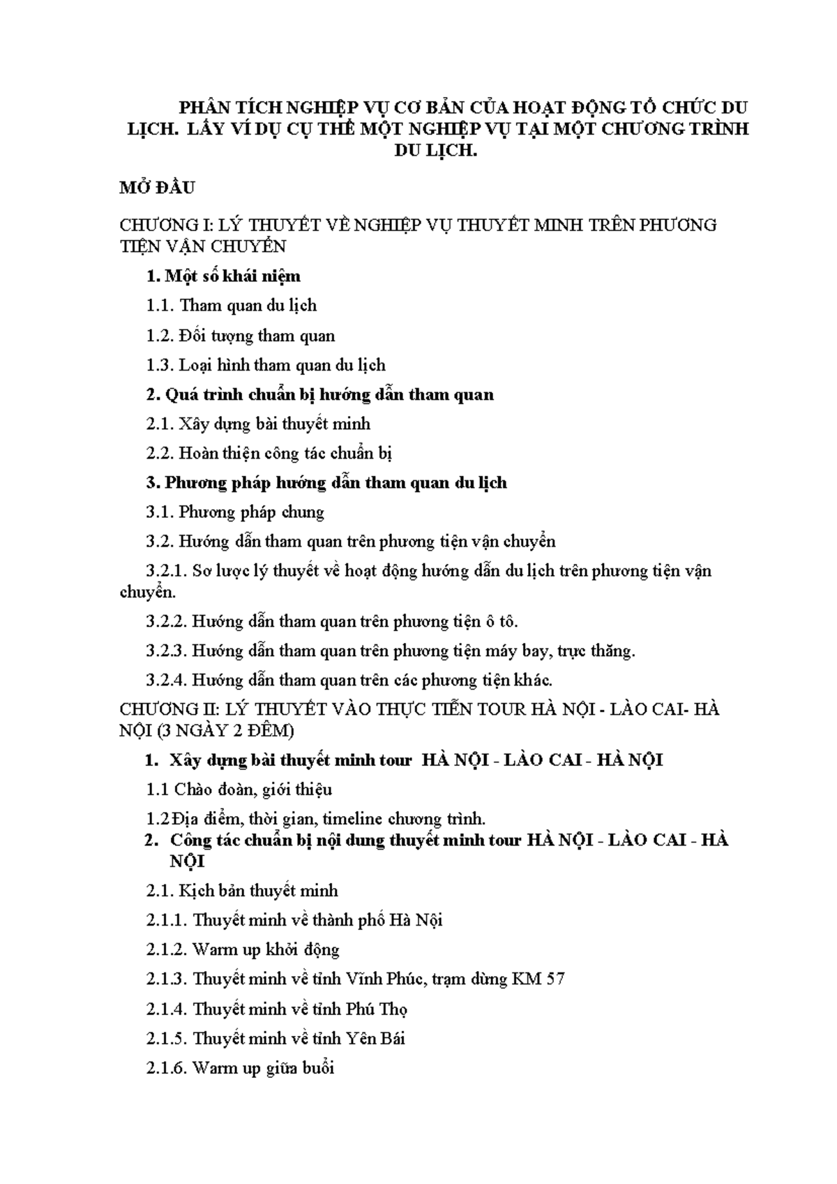 Đề cương hddl - Đề cương hddl - PHÂN TÍCH NGHIỆP VỤ CƠ BẢN CỦA HOẠT ...