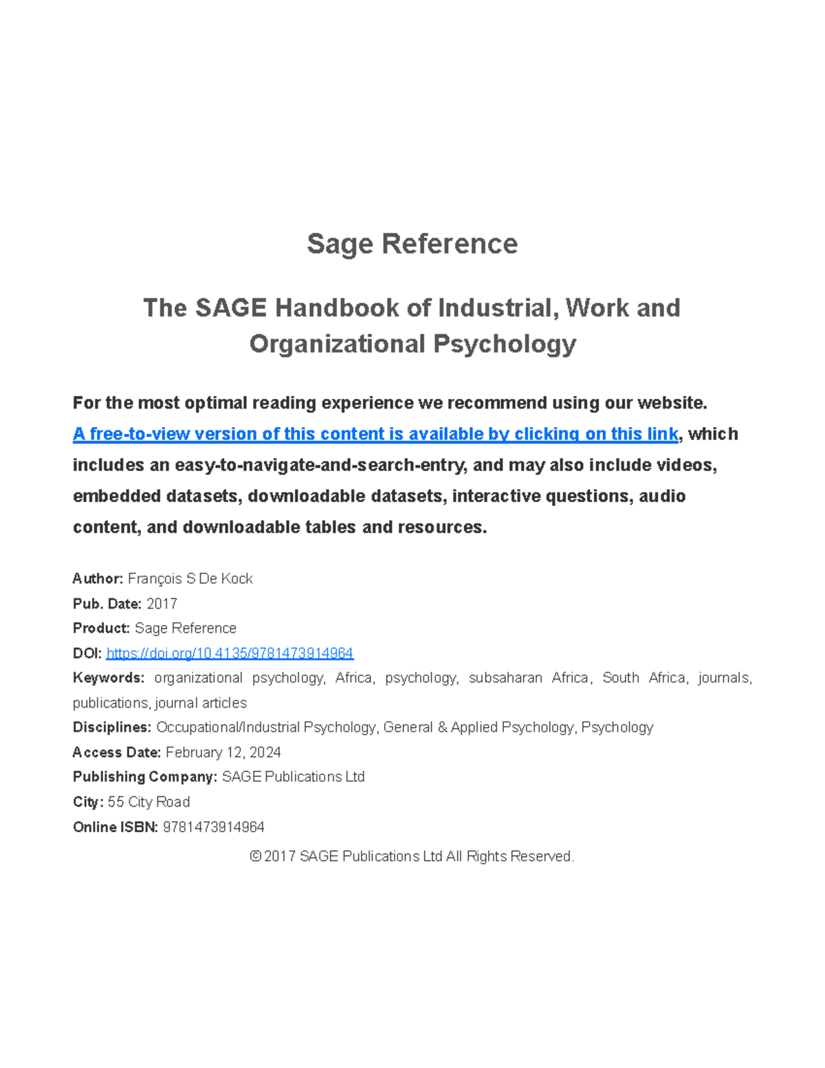 The-sage-handbook-of-industrial-work-and-org-psychology-vol3 (1) - Sage Reference The SAGE ...