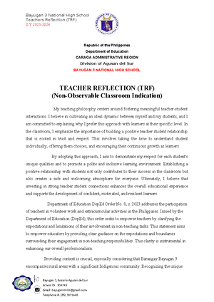 Program-of-Activities - Enclosure No. TITLE: School-based INSET ...