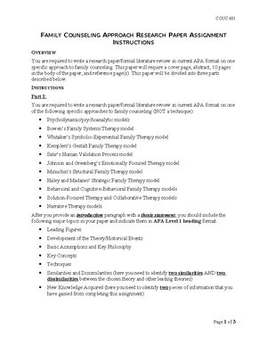 Benchmark Exploring Reliability and Validity Assignment Instructions - COUC 521 BENCHMARK ...