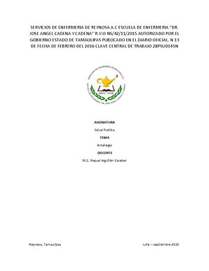 Acciones esenciales - Esc. De Enfermería Dr. José Ángel Cadena y Cadena ...