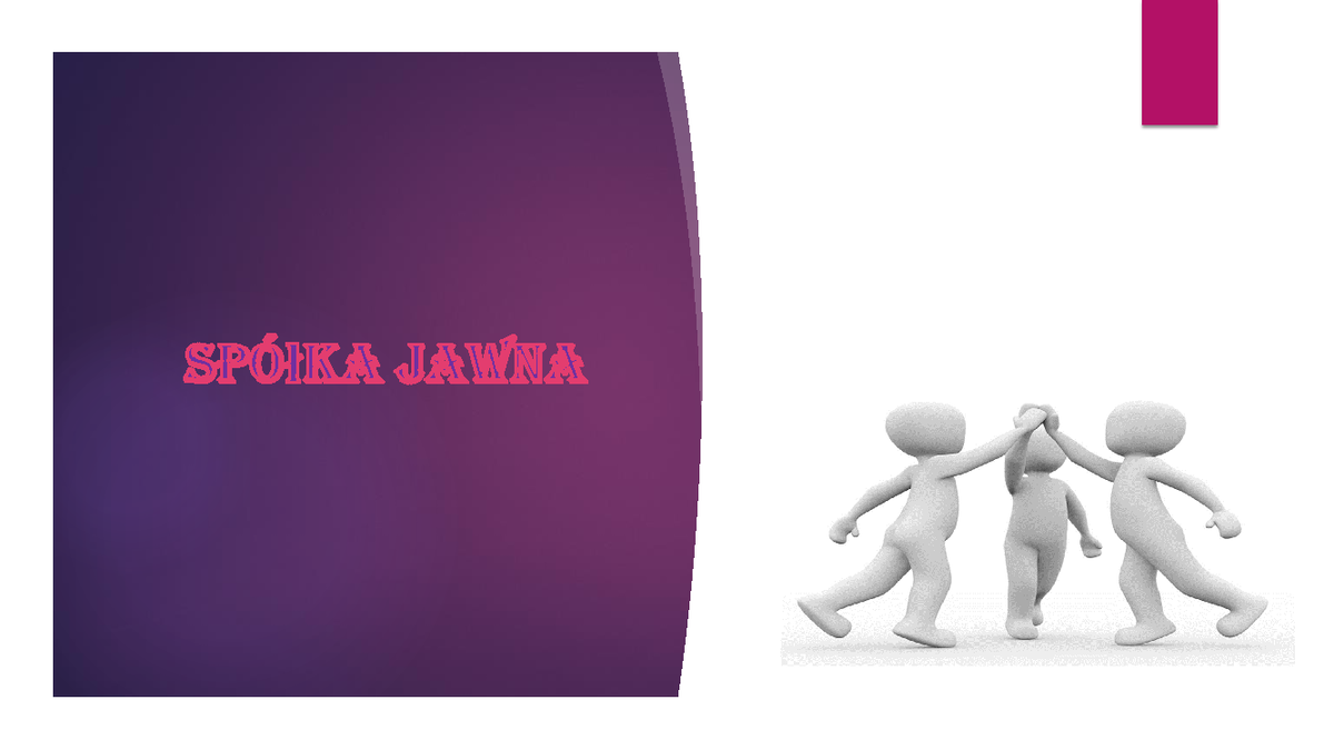 Prawohandloweudos - Spółka jawna Podstawowe informacje Spółka jawna ...