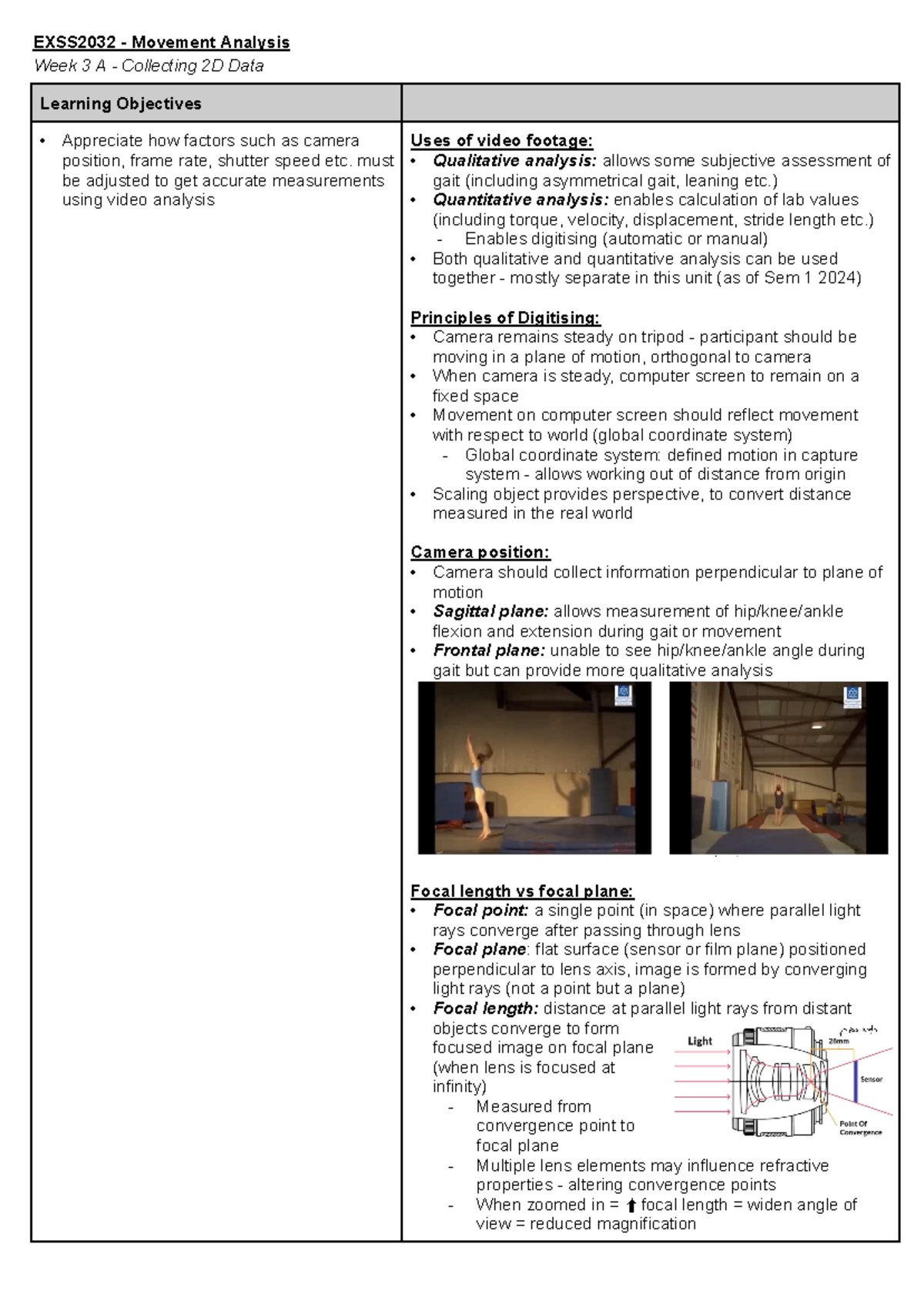 EXSS2031 - Week 3 (Collecting & Analysing 2D Data) - EXSS2032 ...