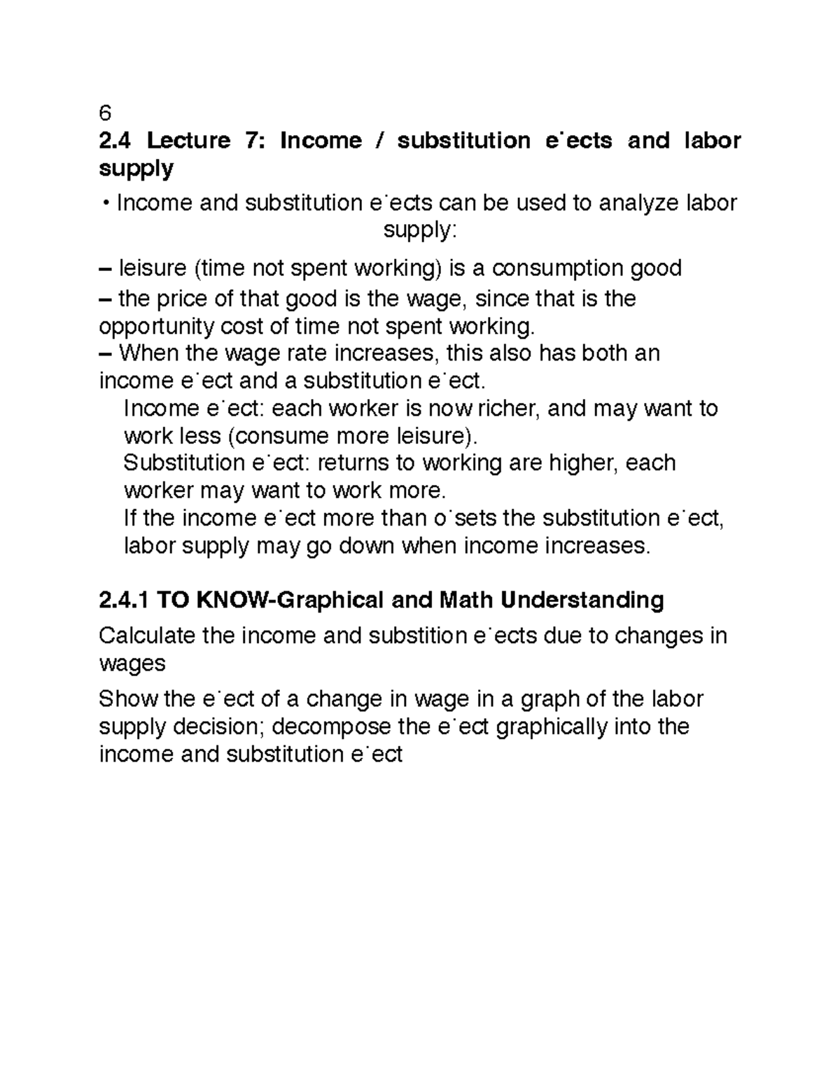 Eco 2 - lesson 2.4 economics notes - 6 2 Lecture 7: Income ...